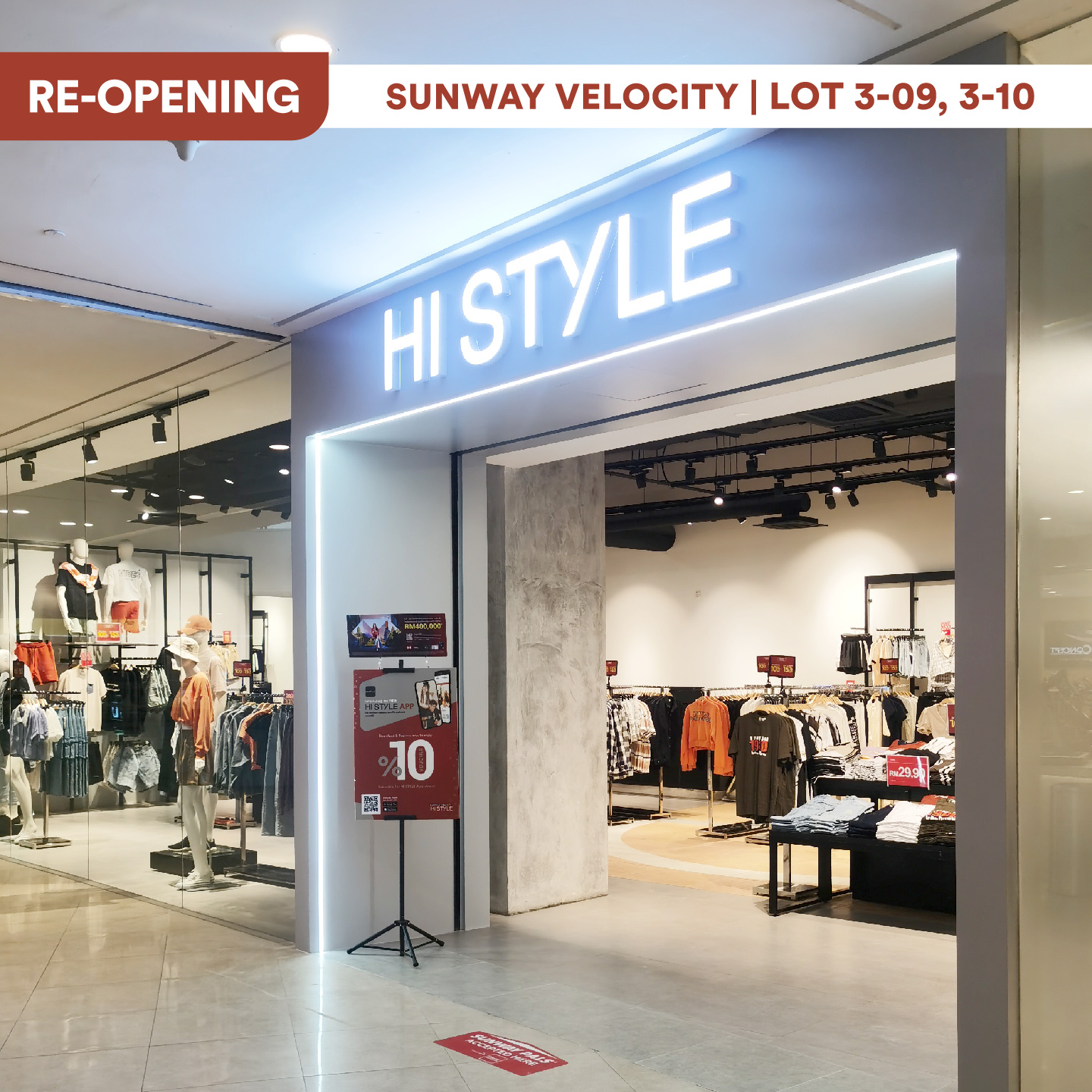 RE-OEPNING!! HI STYLE SUNWAY VELOCITY 🎉 | HI STYLE