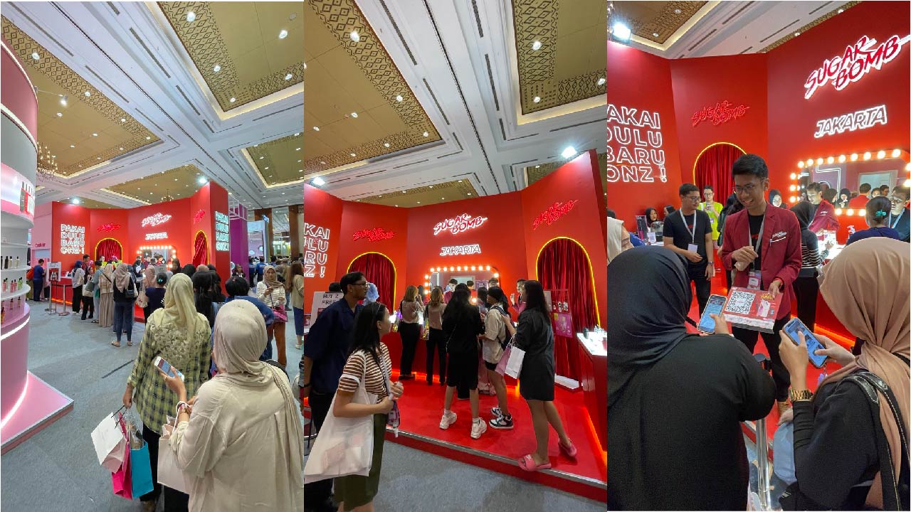 SugarBomb at Jakarta X Beauty 2023 | SugarBomb