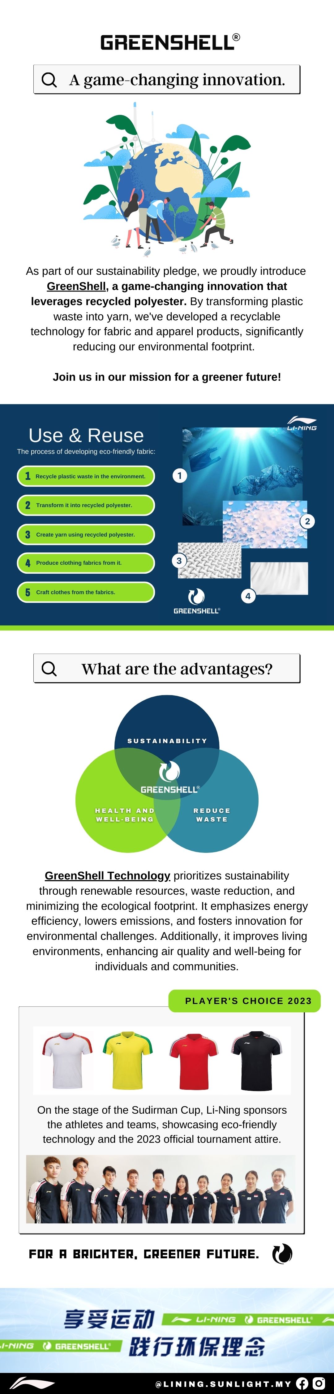 Unlock Now! The Secrets of GREENSHELL. | Li Ning