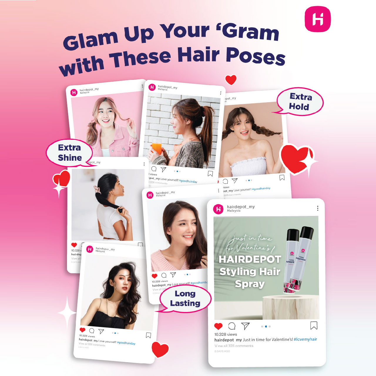 How to pose with your hair | HAIRDEPOT